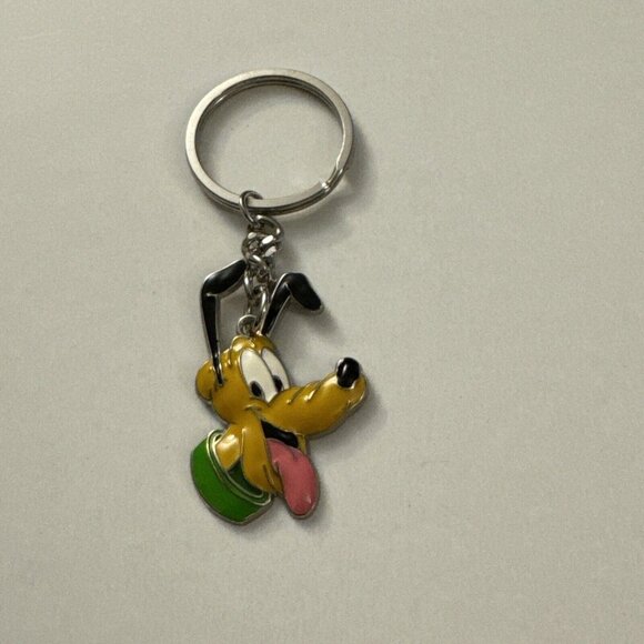 Disney | Other | Disney Pluto Dog Keychain J46 | Poshmark
